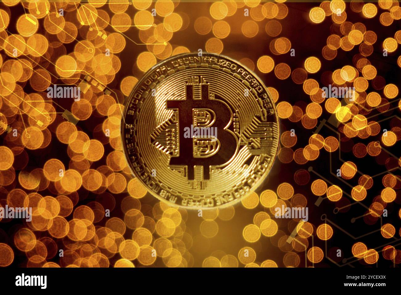 Gold symbols cryptocurrencies bitcoin hi-res stock photography and ...