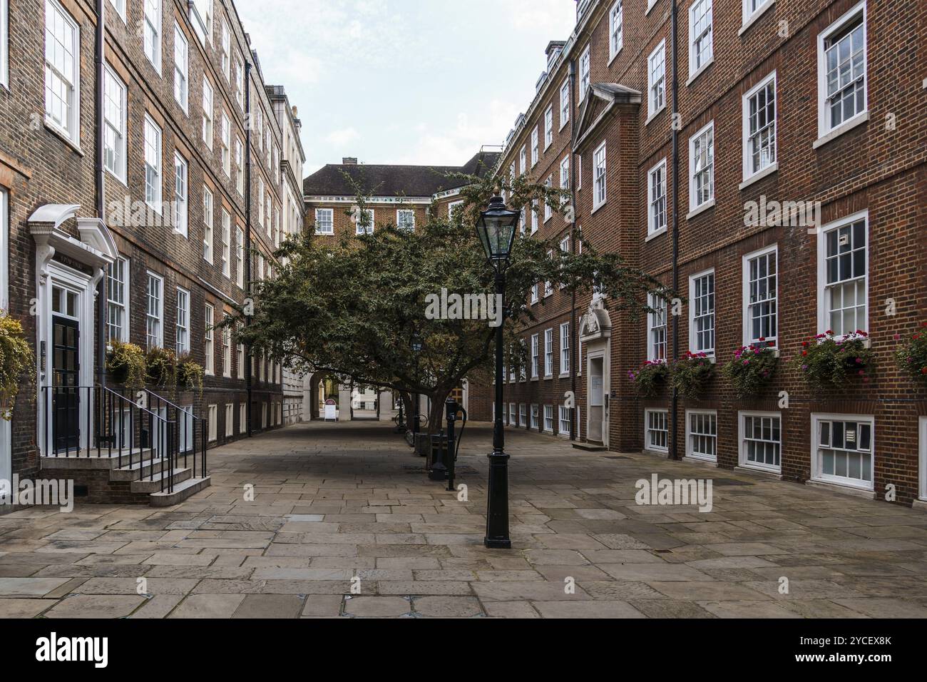 London, UK, August 25, 2023: The Pump Court. It is a courtyard in ...