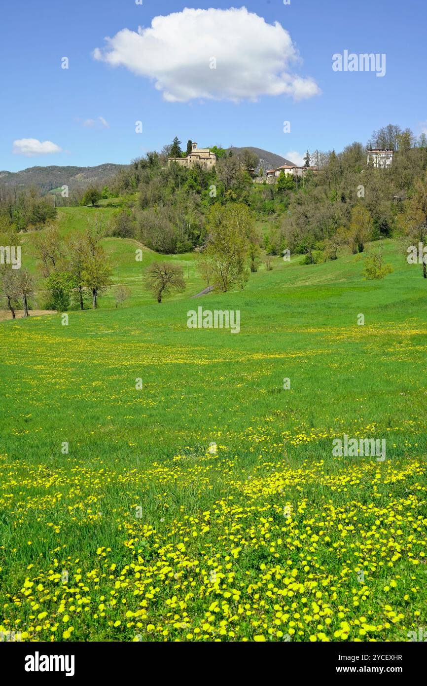Landscapes and colors of the spring flowering of the Emilia-Romagna ...