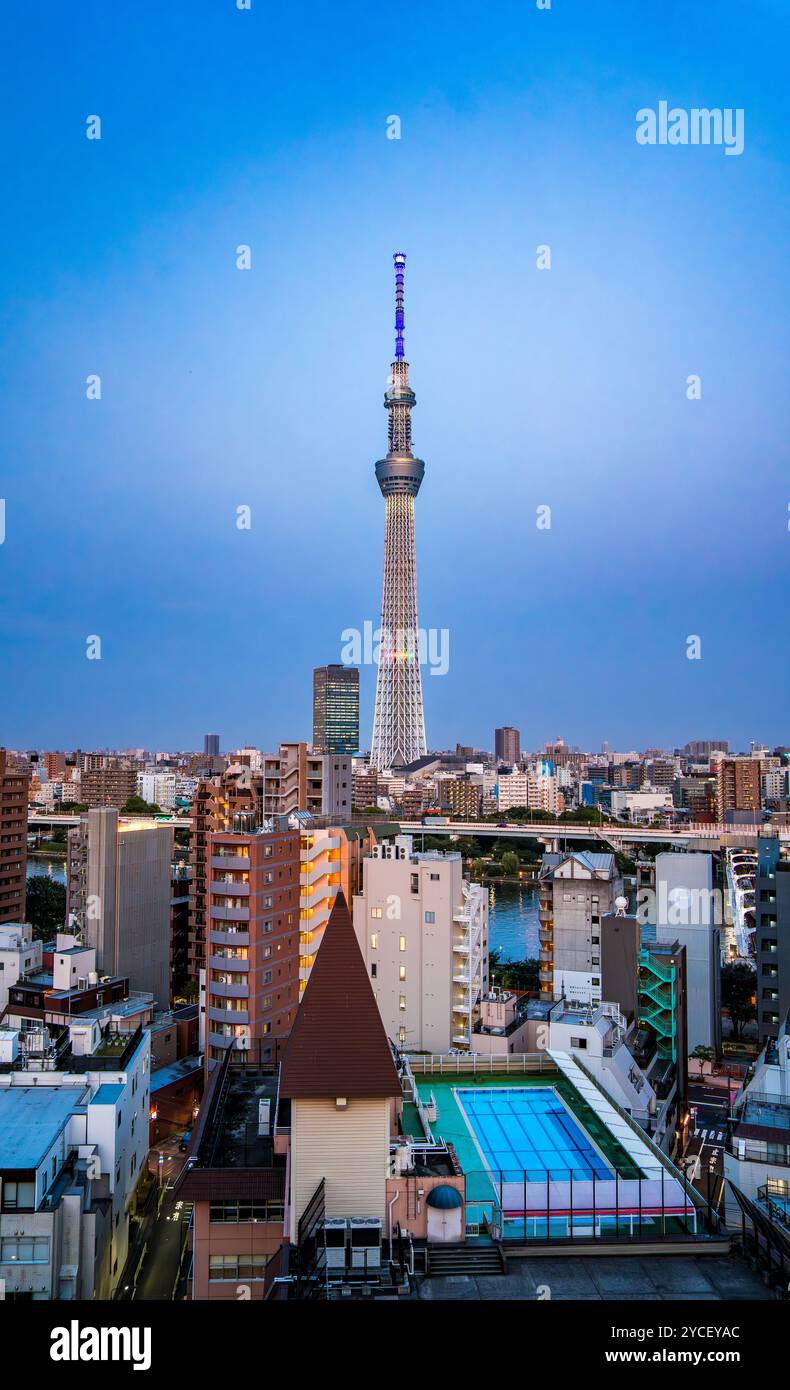 View of Tokyo SkyTree in Sumida City, Tokyo, Japan Stock Photo - Alamy
