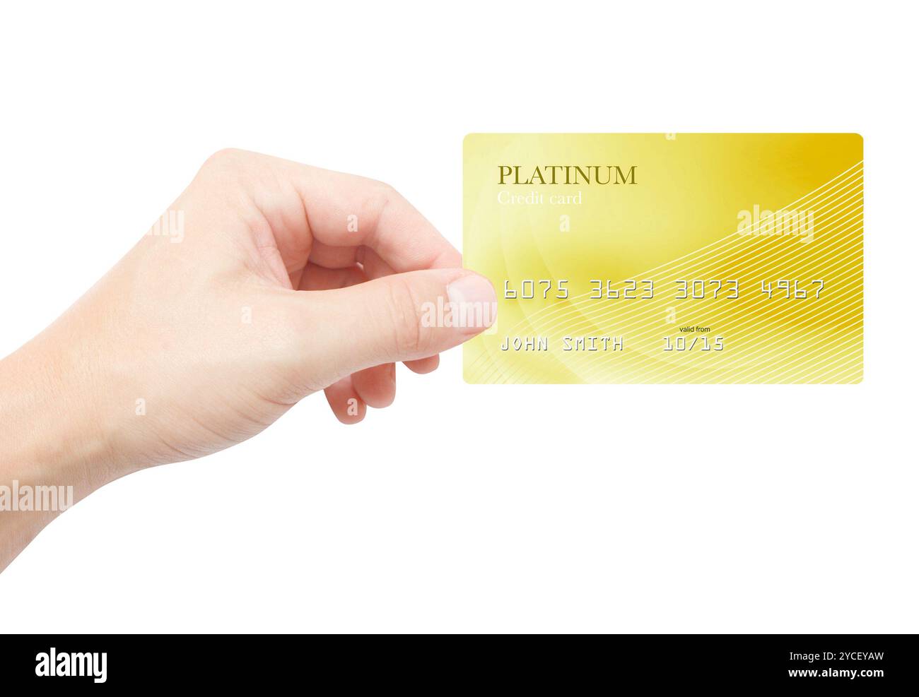 Pay with the credit card Cut Out Stock Images & Pictures - Alamy