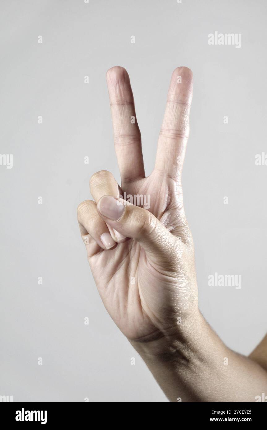 Hands sign language hi-res stock photography and images - Alamy
