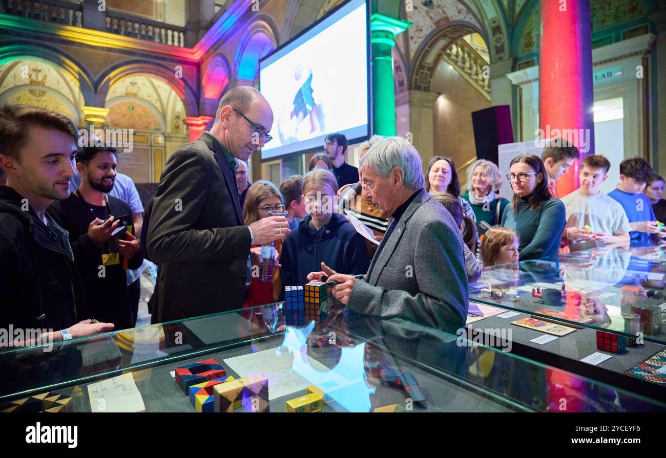 Ernö RUBIK, portrait, (inventor of the Rubik's Cube) during "50 Years ...