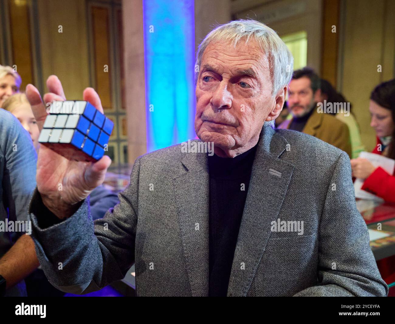 Ernö RUBIK, portrait, (inventor of the Rubik's Cube) during "50 Years ...
