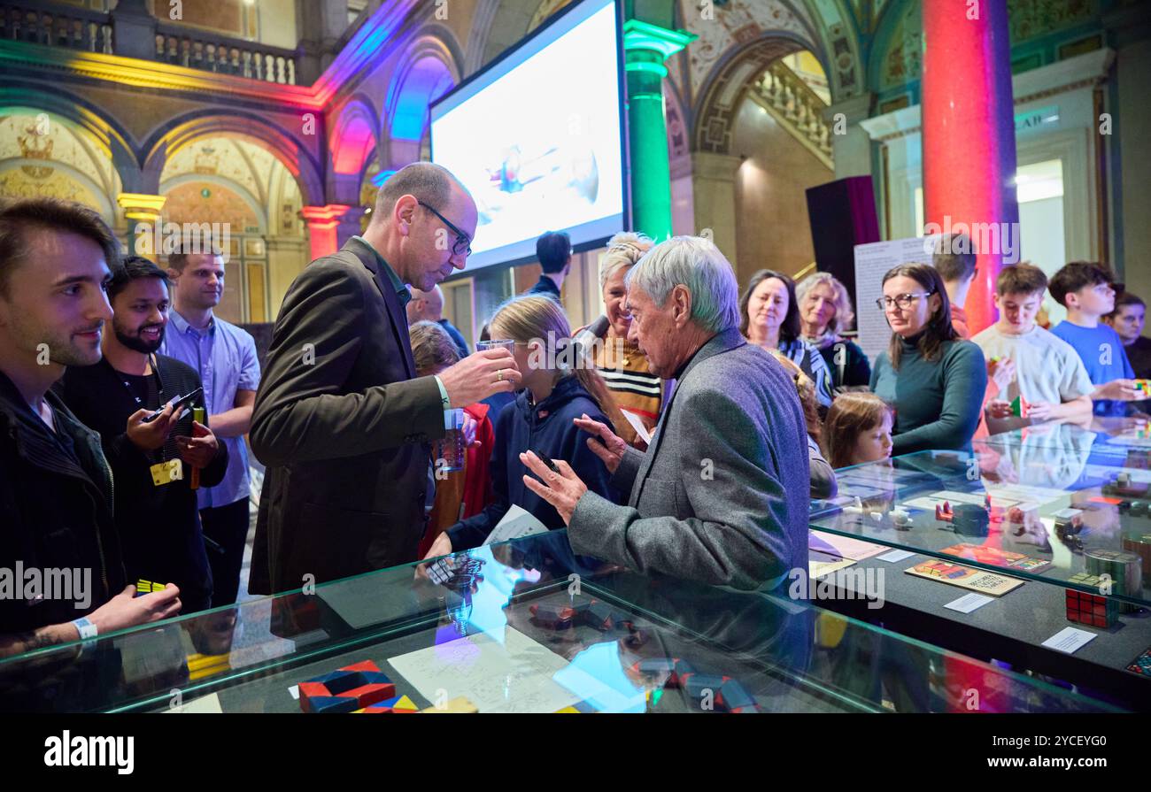 Ernö RUBIK, portrait, (inventor of the Rubik's Cube) during "50 Years ...