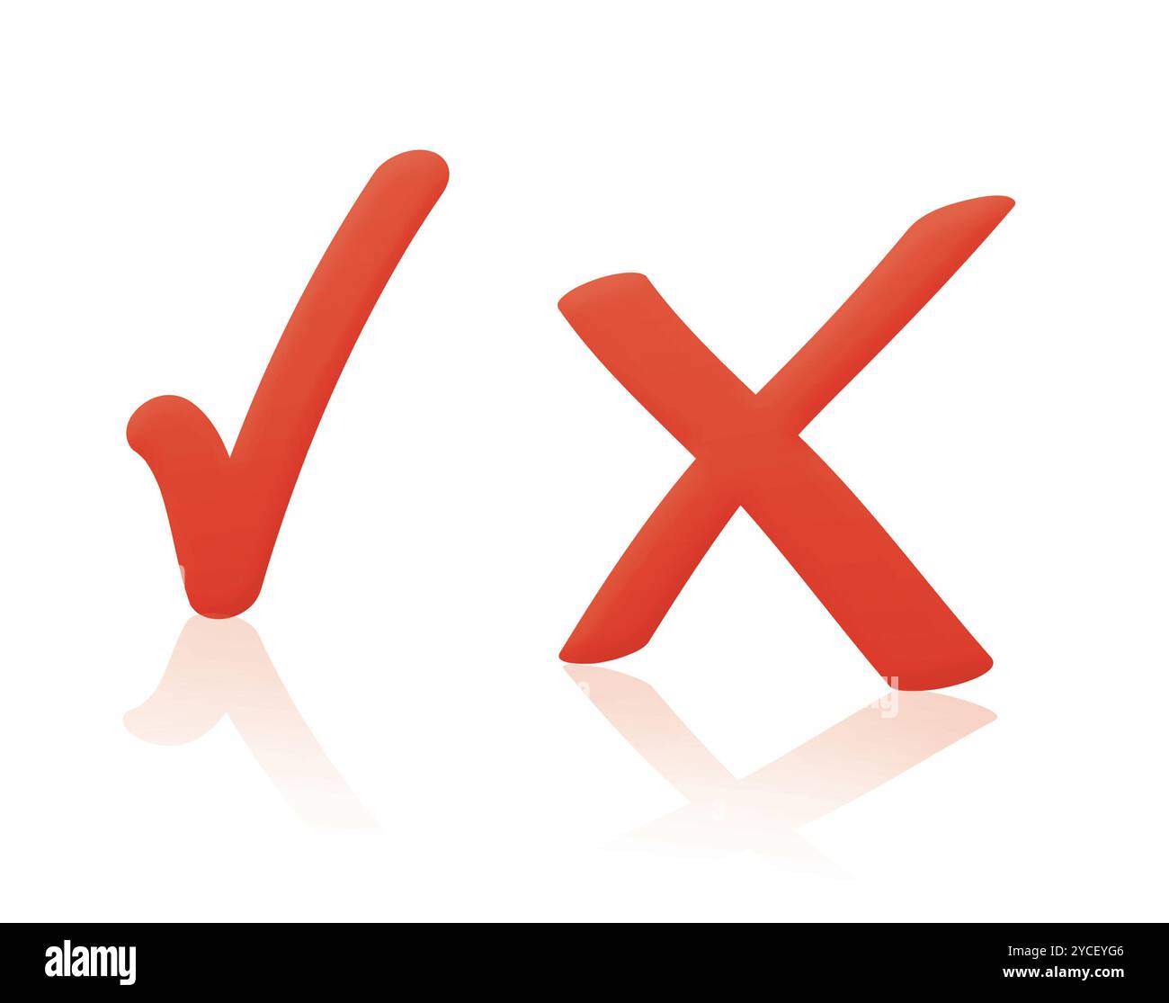 Yes no box tick yes hi-res stock photography and images - Alamy