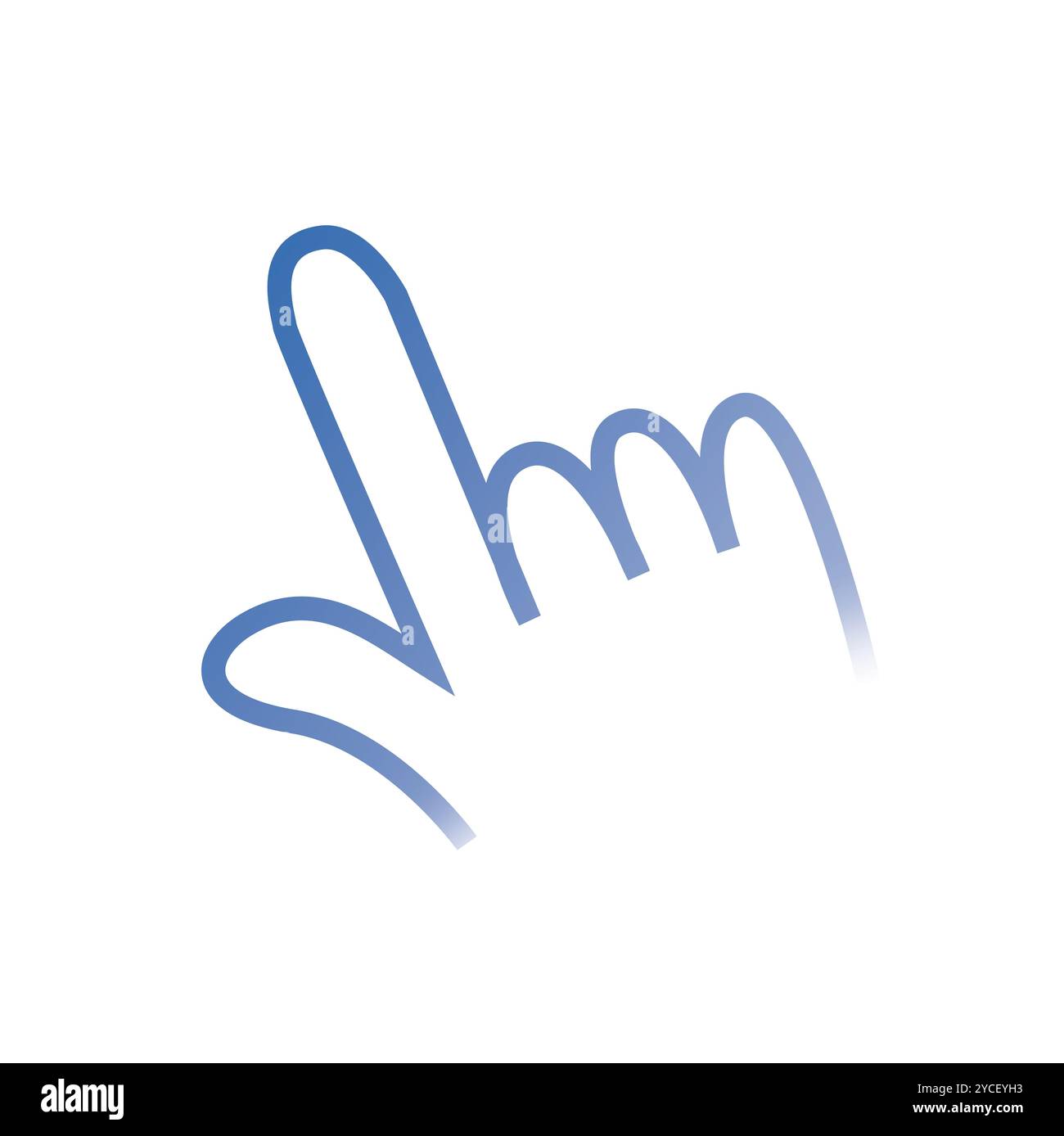 The monitor cursor Cut Out Stock Images & Pictures - Alamy