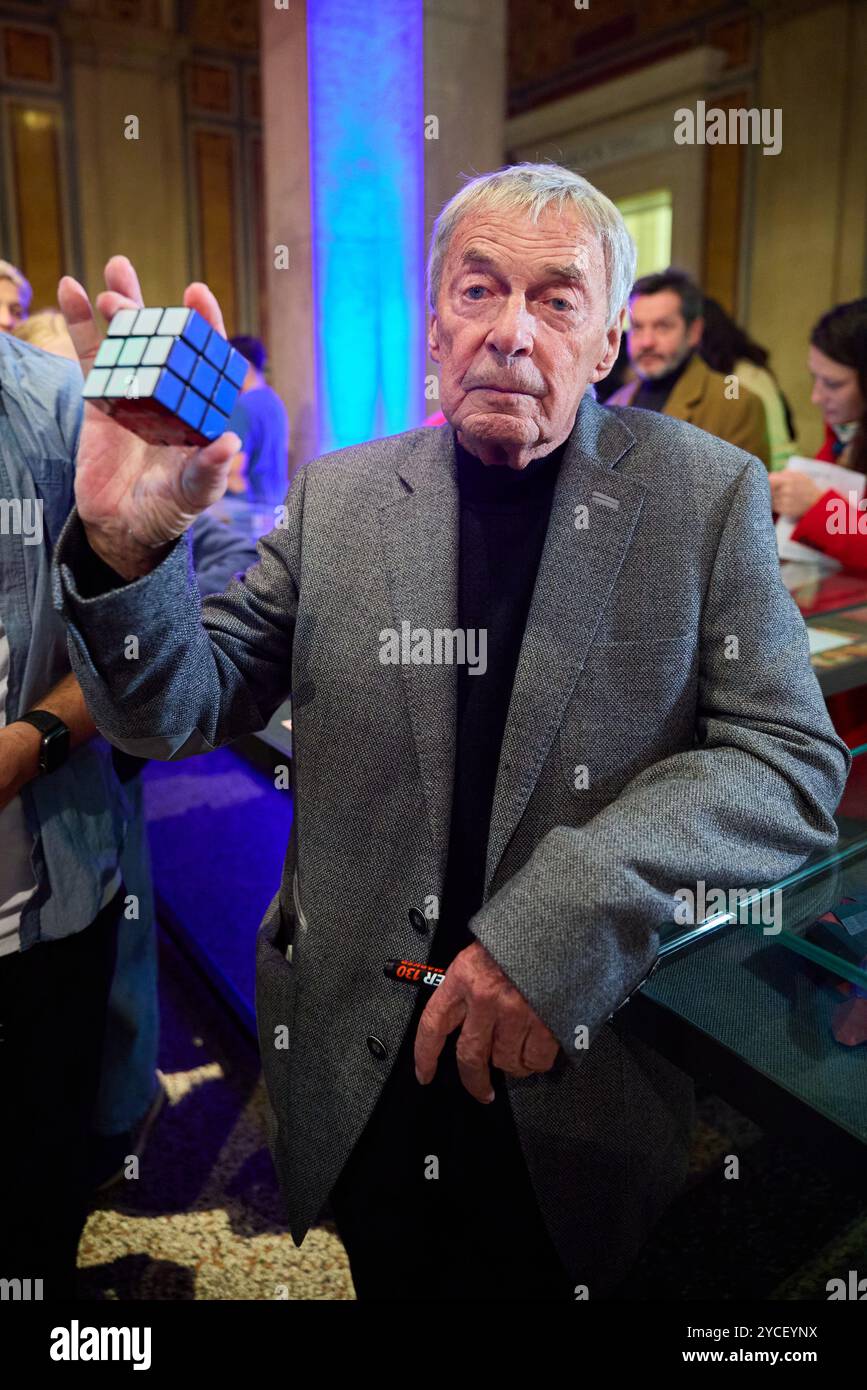 Ernö RUBIK, portrait, (inventor of the Rubik's Cube) during "50 Years ...