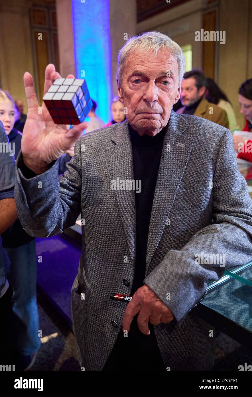 Ernö RUBIK, portrait, (inventor of the Rubik's Cube) during "50 Years ...