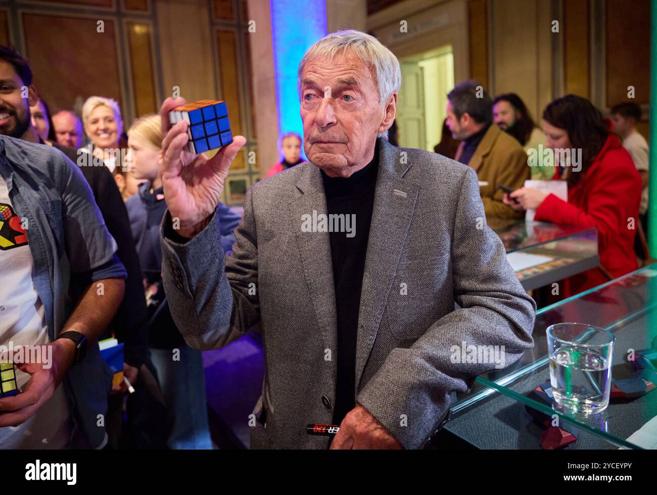Ernö RUBIK, portrait, (inventor of the Rubik's Cube) during "50 Years ...