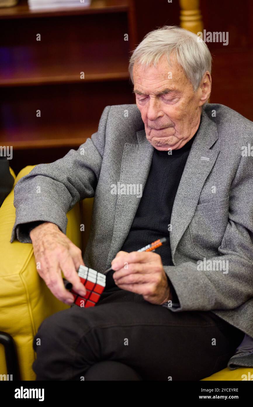 Ernö RUBIK, portrait, (inventor of the Rubik's Cube) during "50 Years ...