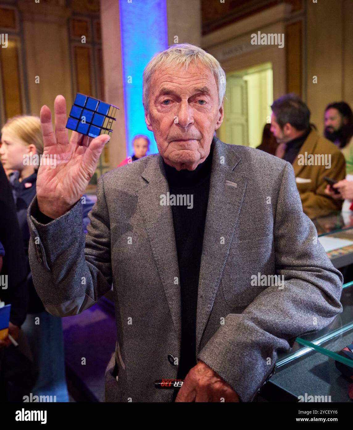 Ernö RUBIK, portrait, (inventor of the Rubik's Cube) during "50 Years ...