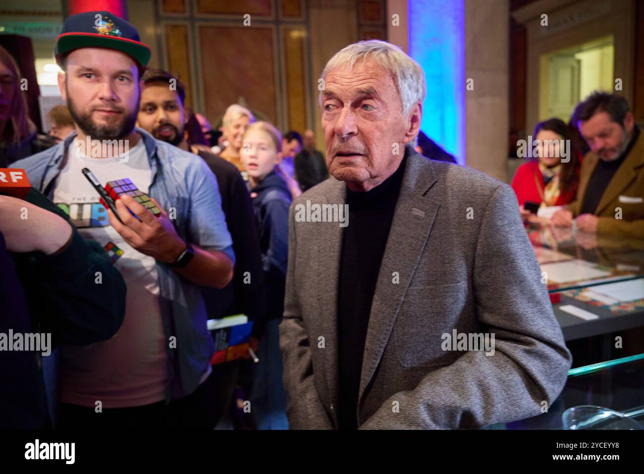 Ernö RUBIK, portrait, (inventor of the Rubik's Cube) during "50 Years ...