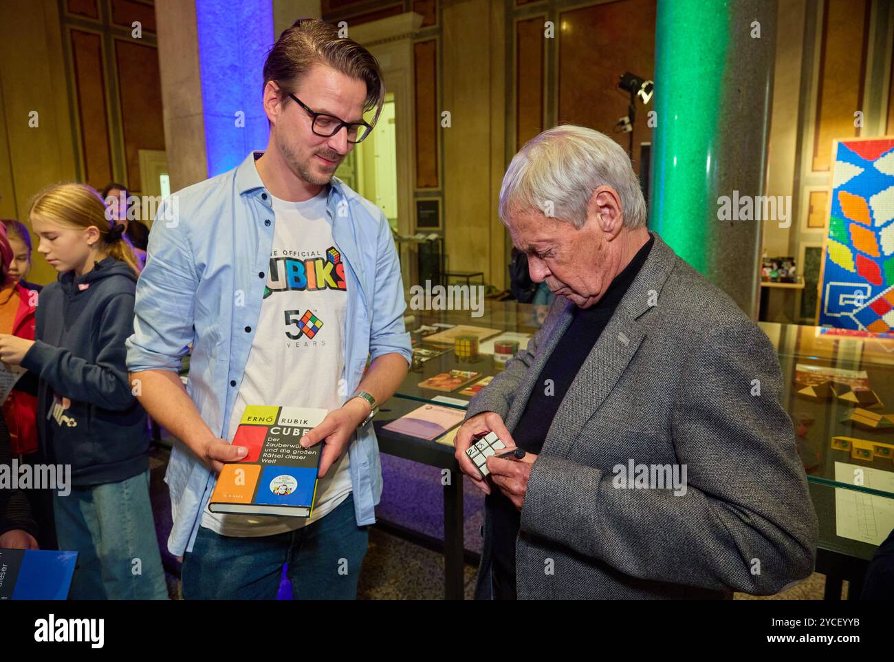 Ernö RUBIK, portrait, (inventor of the Rubik's Cube) during "50 Years ...