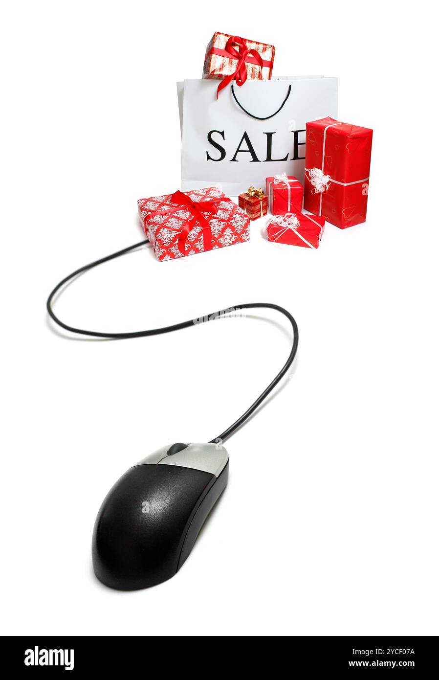 Christmas holiday online shopping Cut Out Stock Images & Pictures - Alamy