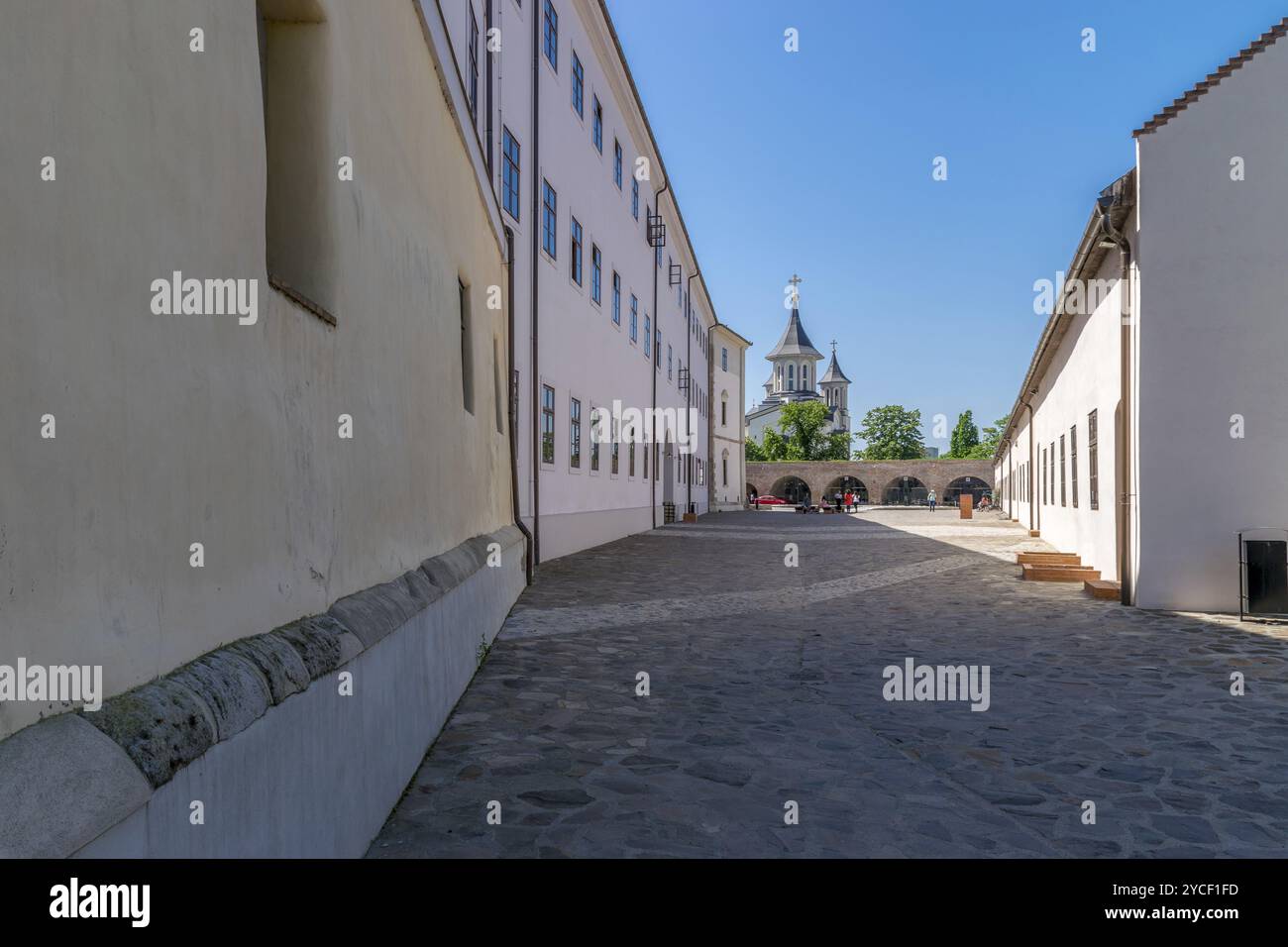 Inside the Citadel of Oradea, build in 1241 Stock Photo - Alamy