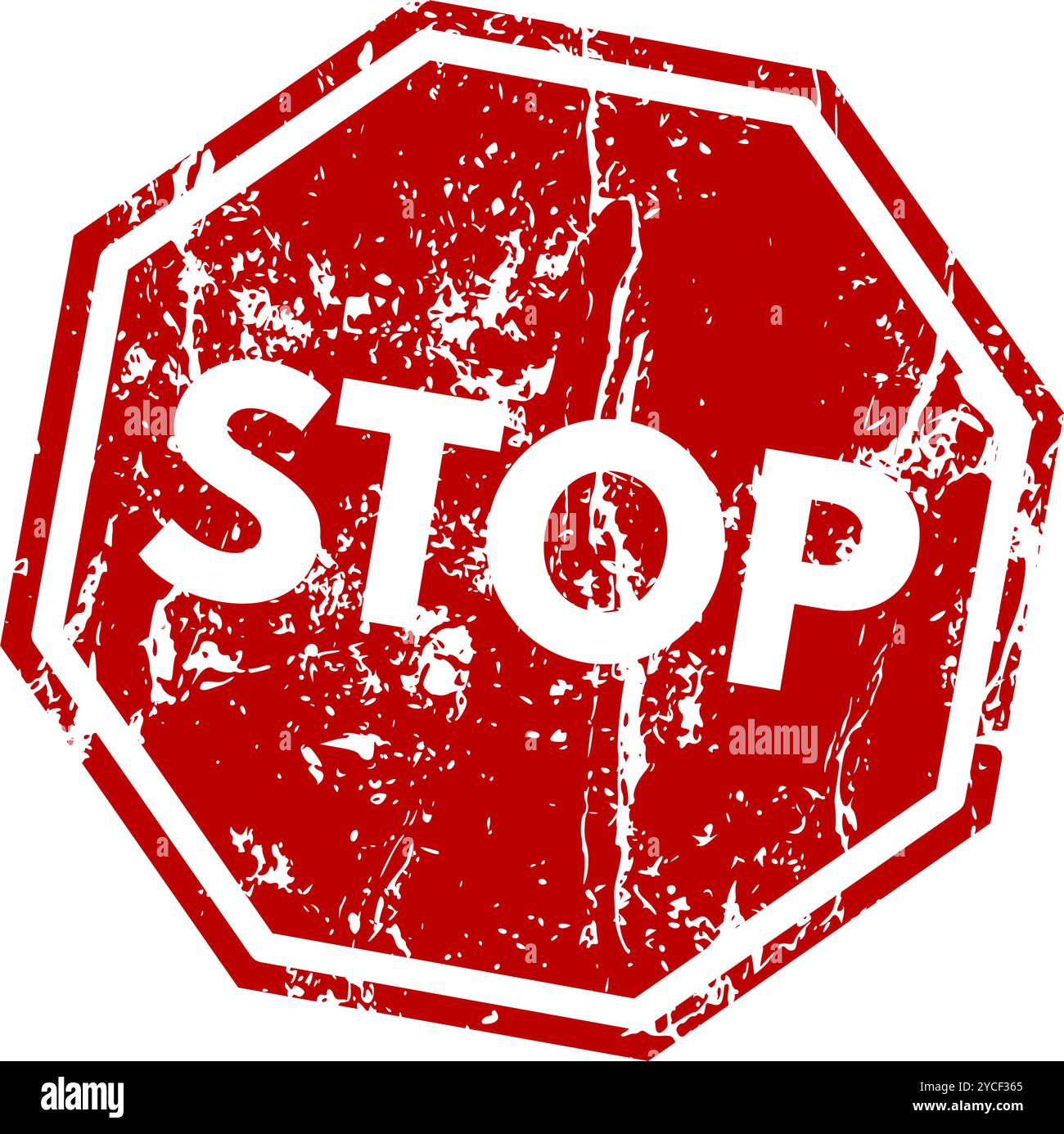 stop red rubber stamp in grunge effect Stock Vector Image & Art - Alamy