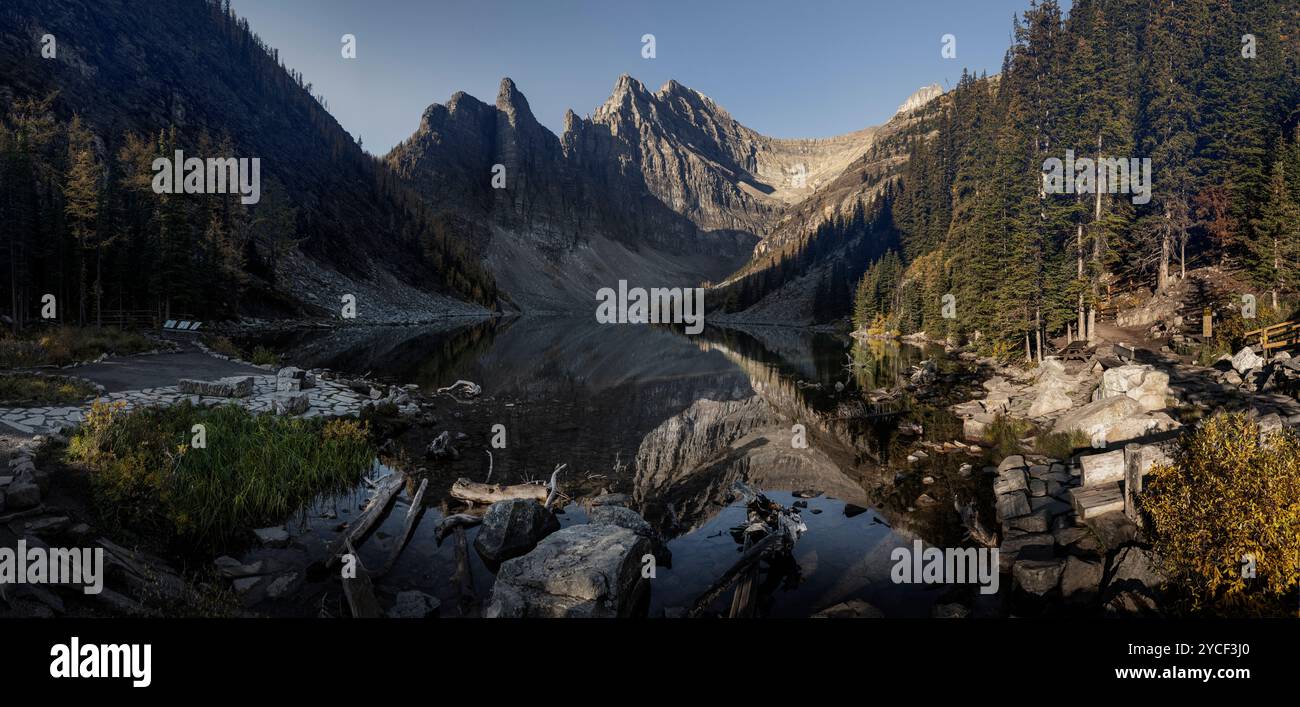 Lake Agnes, Banff National Park, Canada Stock Photo - Alamy