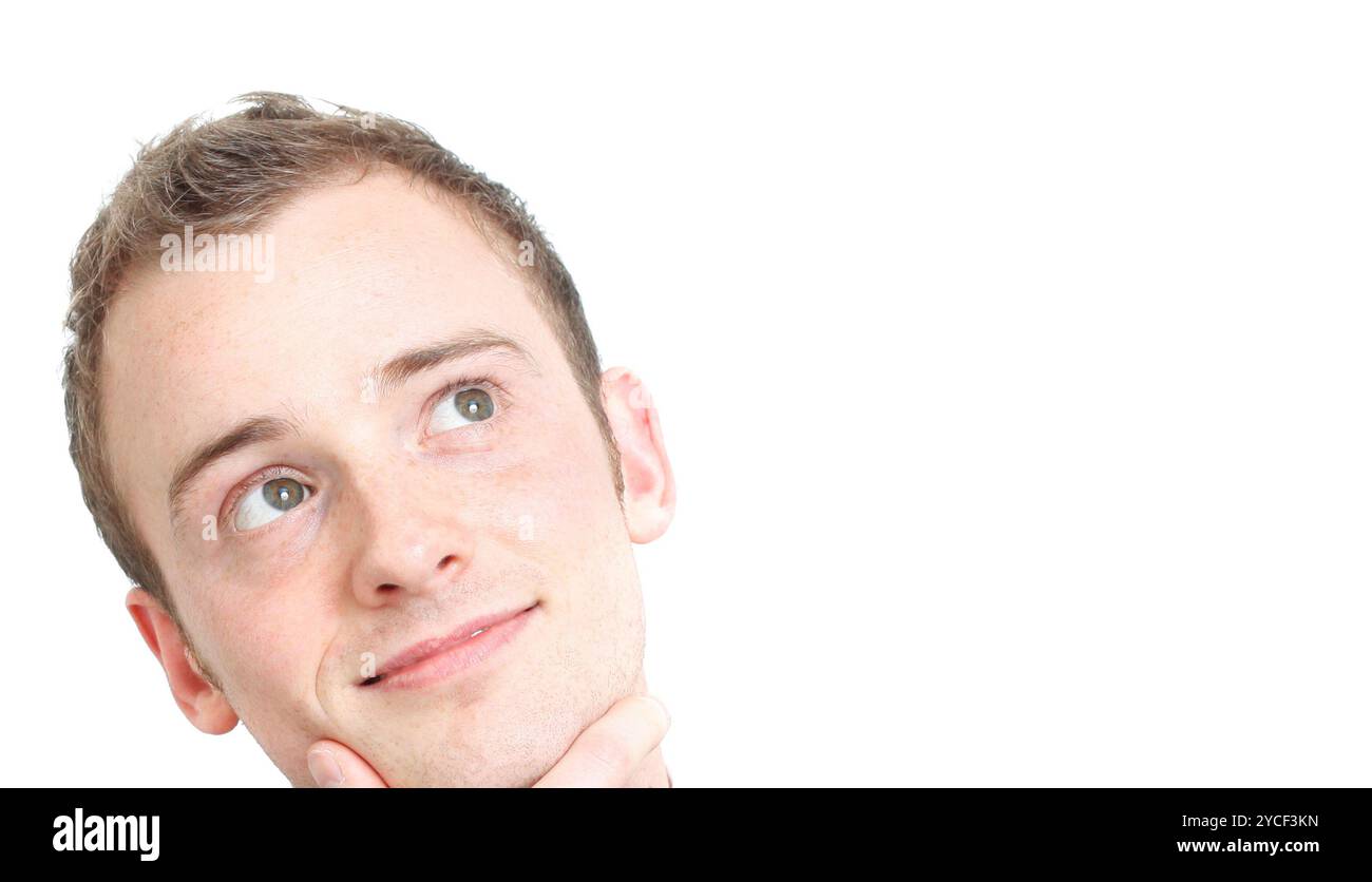 Thinking contemplating Cut Out Stock Images & Pictures - Alamy