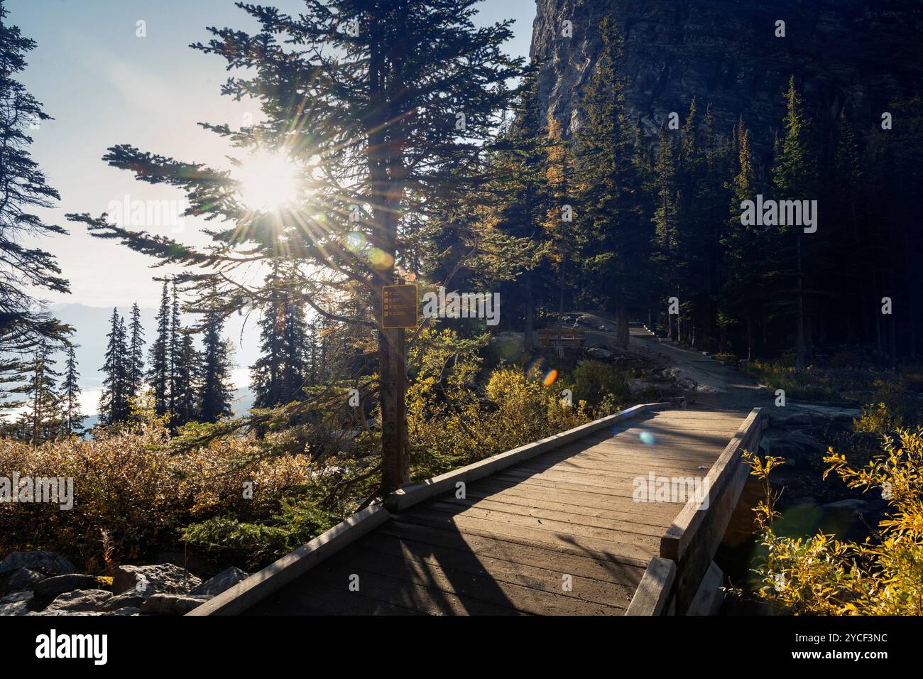 At Lake Agnes, Banff National Park, Canada Stock Photo - Alamy