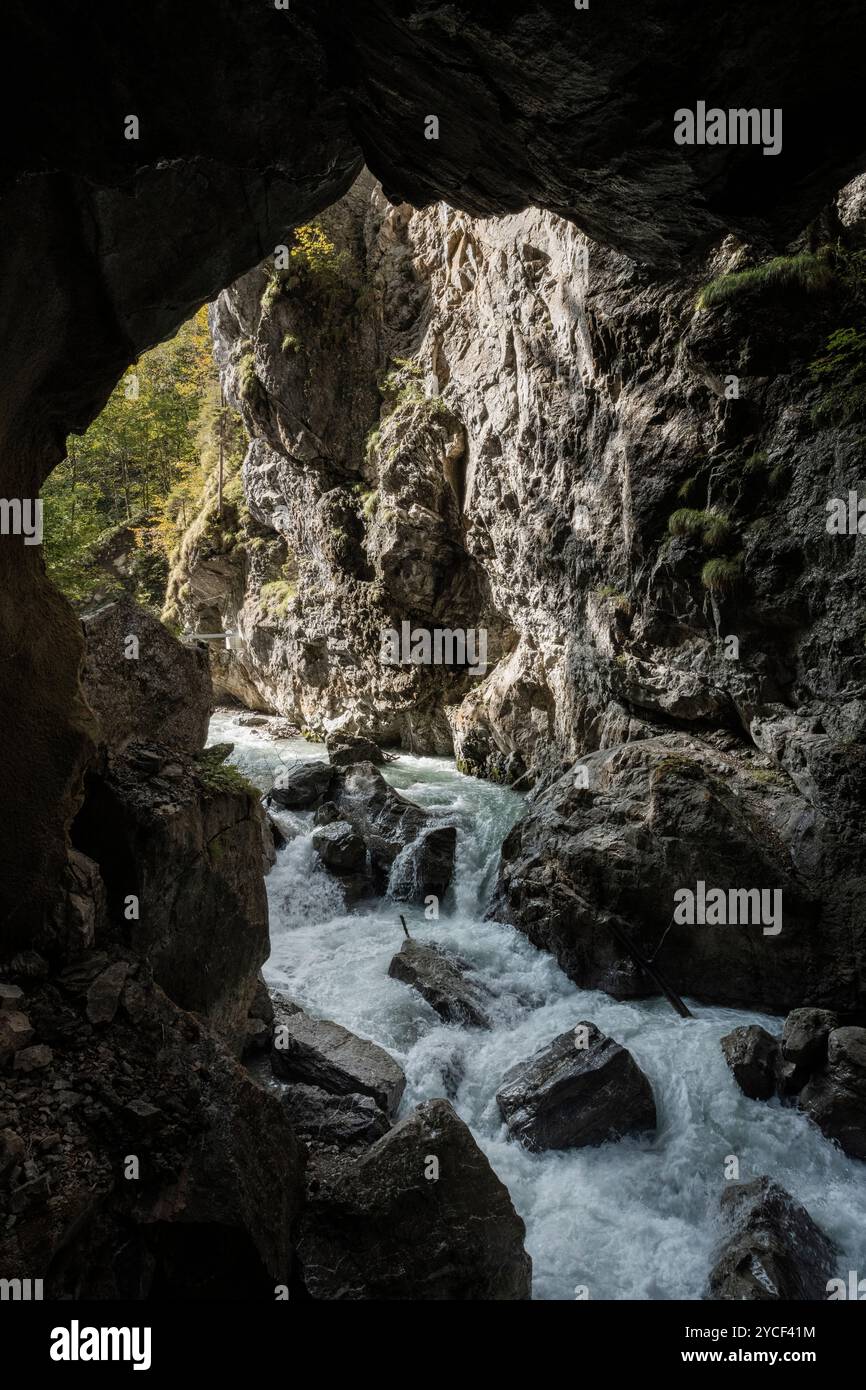 Partnachklamm gorge partnach river hi-res stock photography and images ...