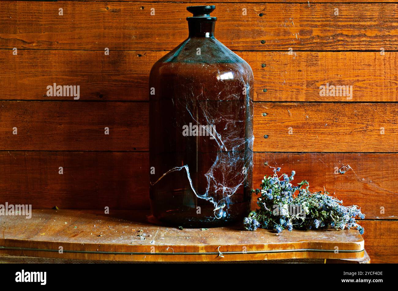 Old dusty barrel Stock Photo - Alamy