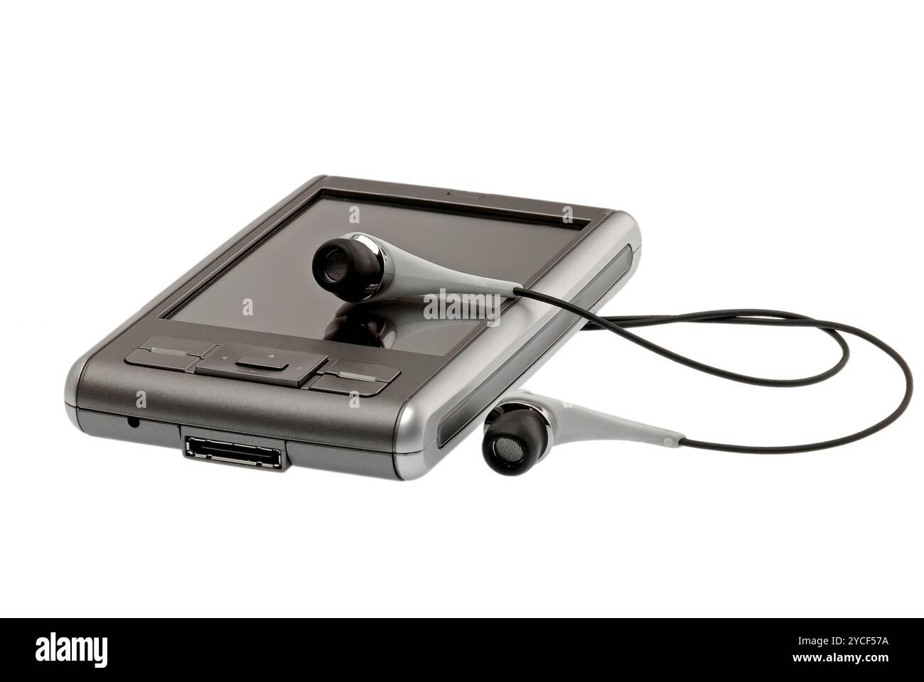 PDA and headphones Stock Photo - Alamy