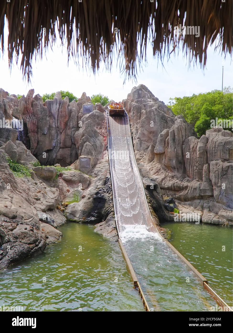 Park of Entertainment Port-Aventura, Spain Stock Photo - Alamy