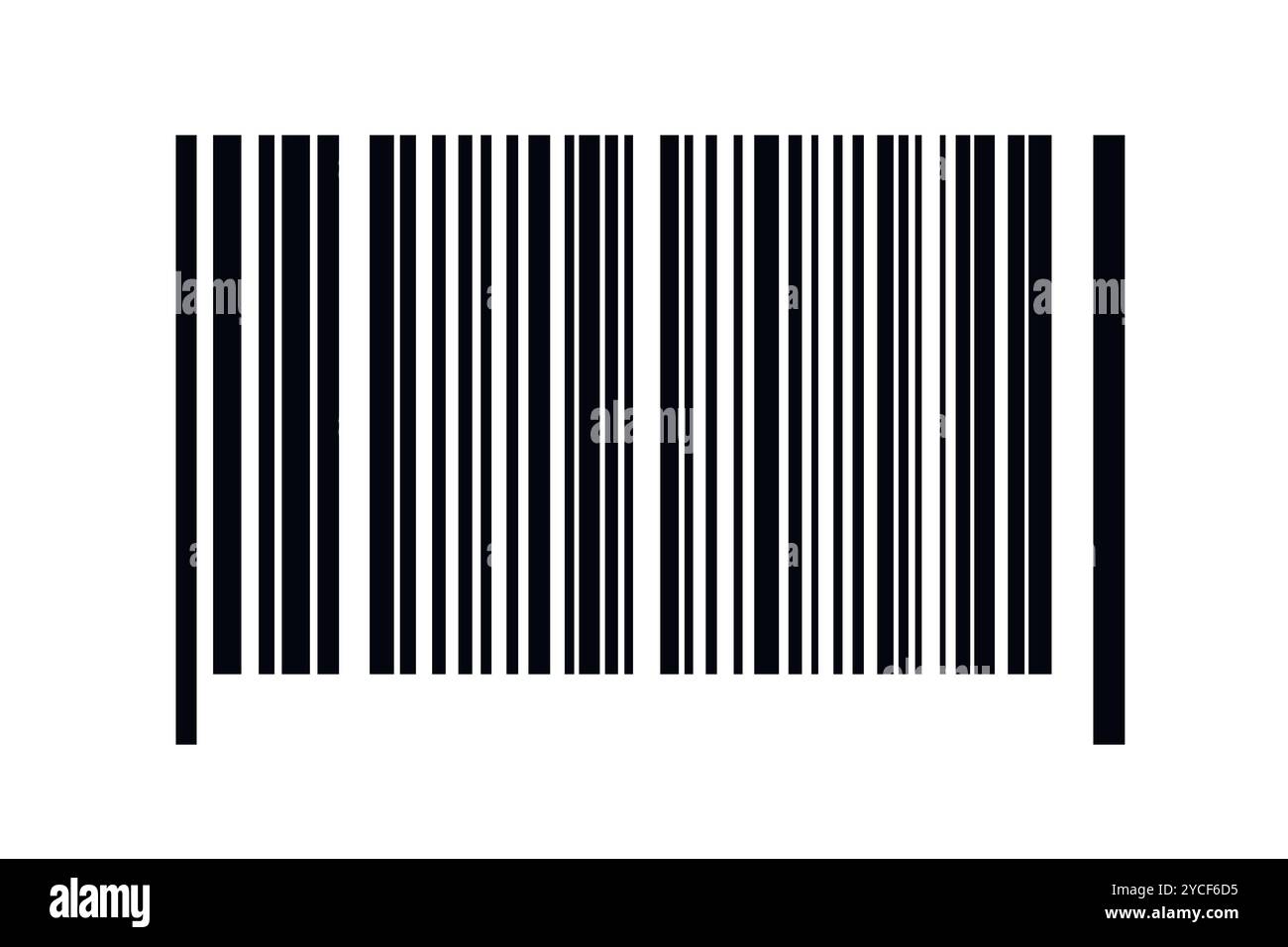 Barcode isolated on white background. Code stripes sticker. Barcode ...