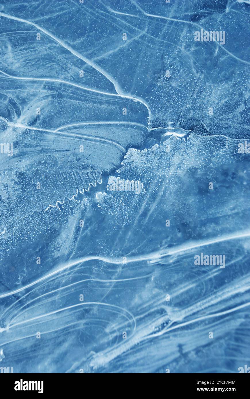 Close up: ice frozen water natural background Stock Photo - Alamy
