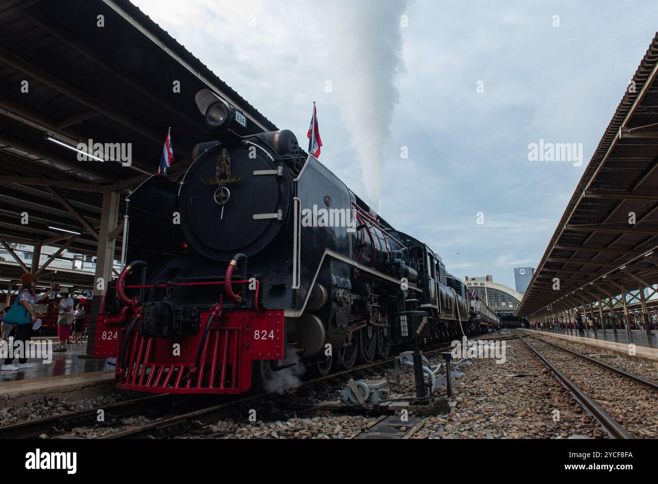 Bangkok, Thailand. 23rd Oct, 2024. BANGKOK, THAILAND October 23, 2024: The State Railway of ...
