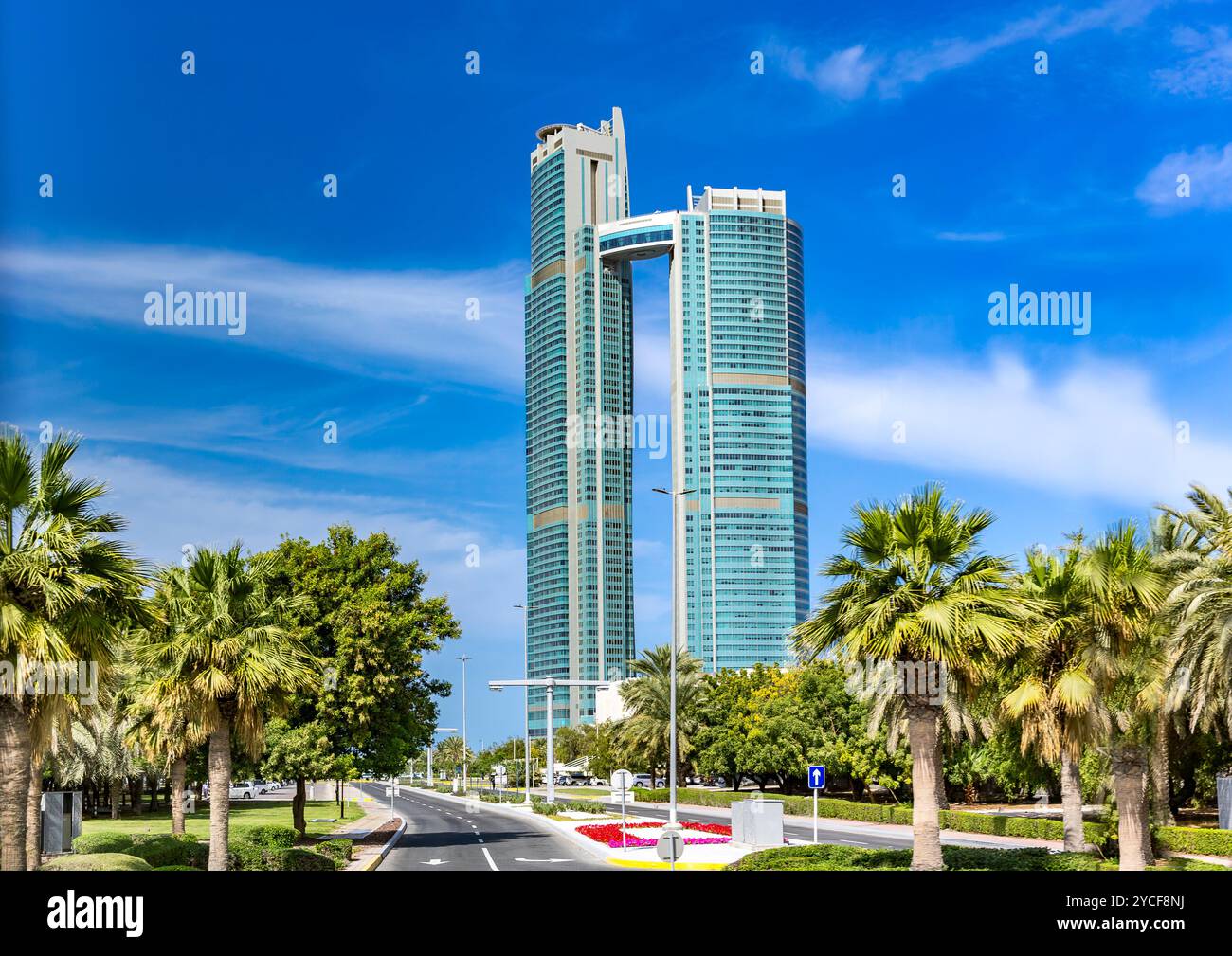 Nation Towers, residential complex and hotels, Abu Dhabi, United Arab ...