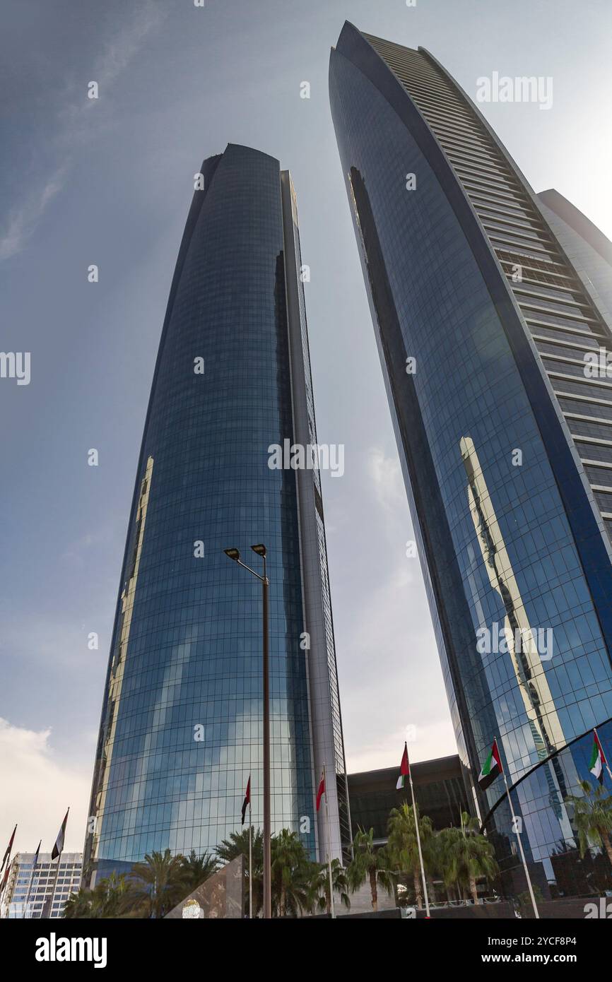 Etihad Towers, office, residential and hotel complex, Abu Dhabi, United ...