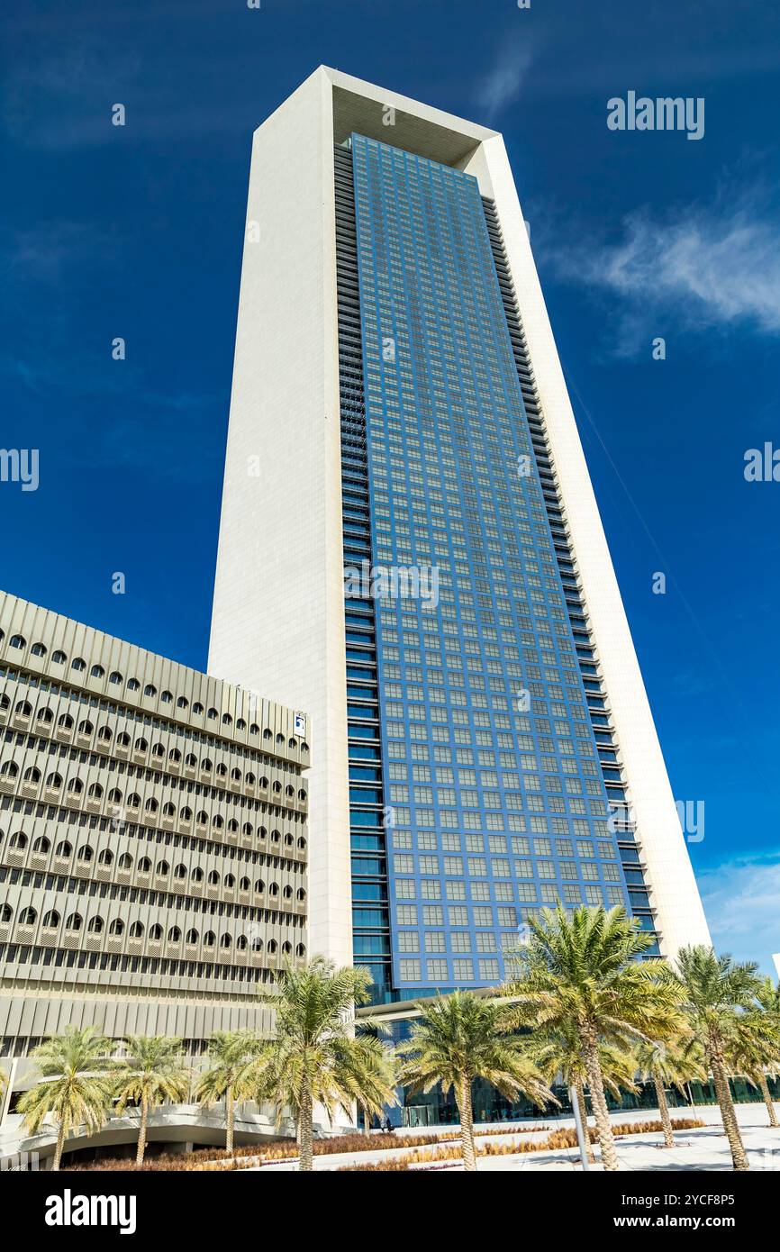 The main building of the Abu Dhabi National Oil Company, ADNOC ...