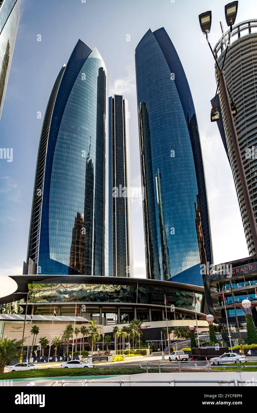 Etihad Towers, office, residential and hotel complex, Abu Dhabi, United ...