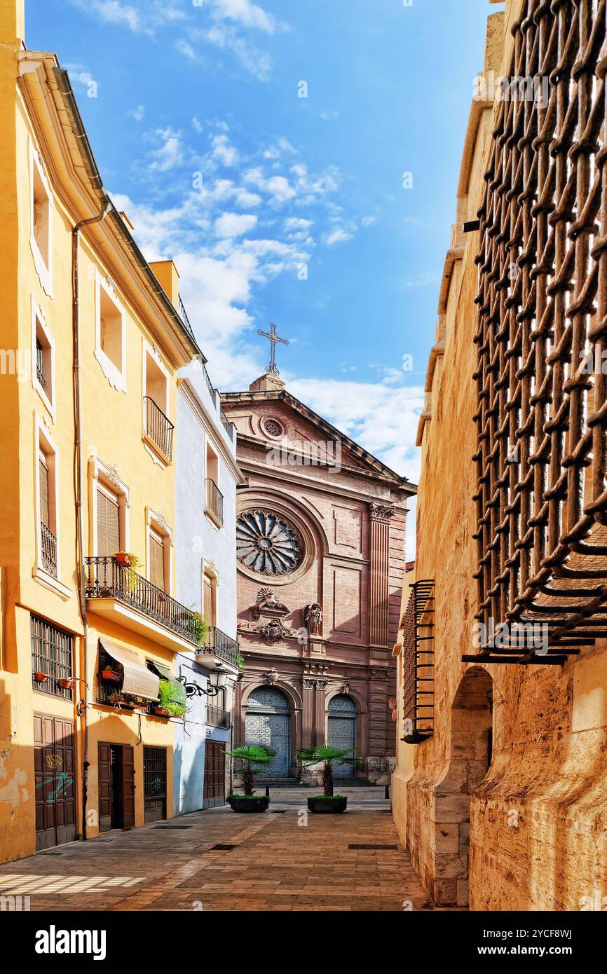 Cityscape historical places of Valencia - city in Spain Stock Photo - Alamy