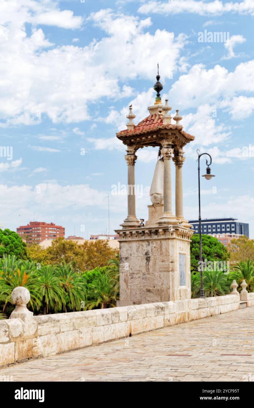 Cityscape historical places of Valencia - city in Spain Stock Photo - Alamy