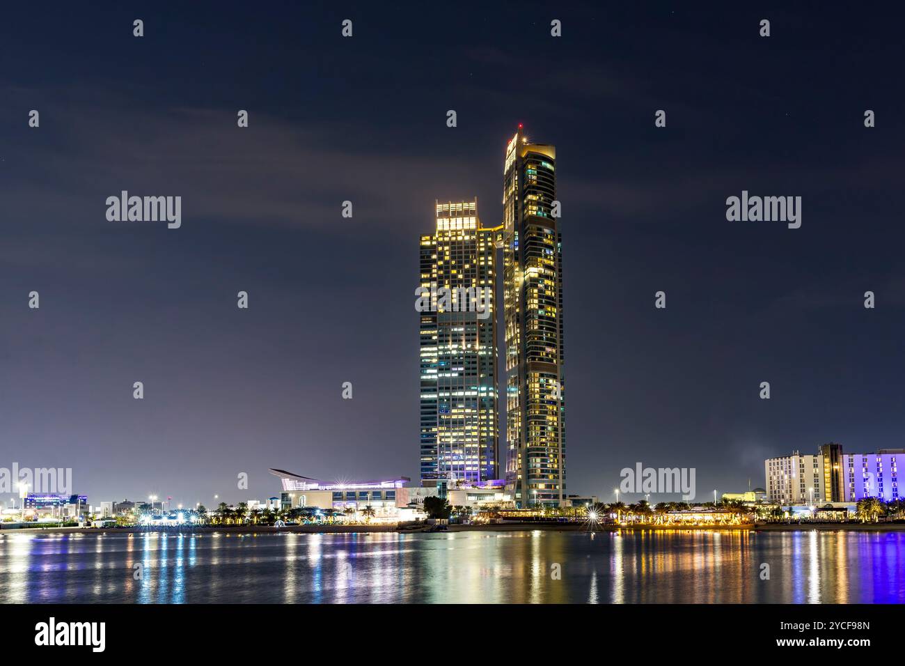 Nation towers building in abu dhabi hi-res stock photography and images ...