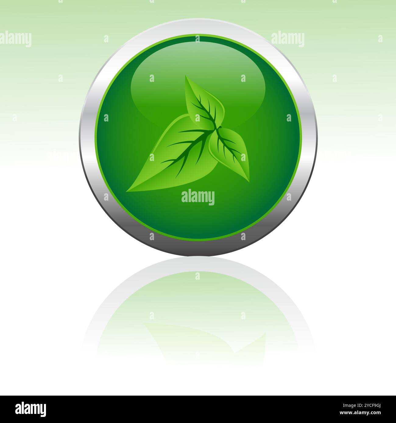 Leaf symbol illustration design template hi-res stock photography and ...