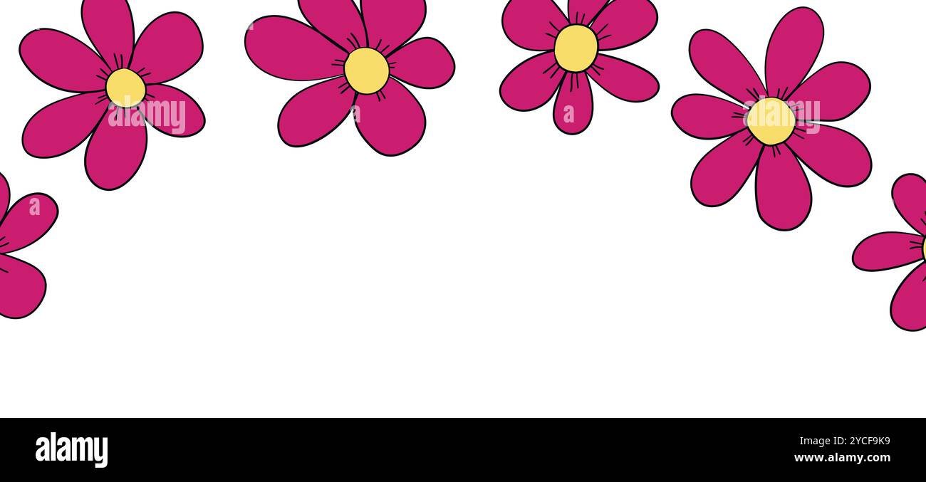 Spring illustration with tulips. Happy birthday, holiday, celebration ...
