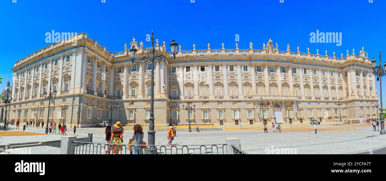 Madrid, Spain - June 05,2017 : Royal Palace of Madrid ( Palacio Real de ...