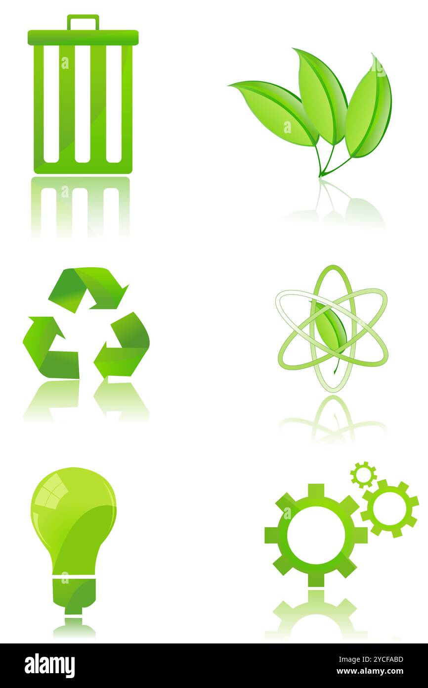 Recycle reuse ecology vector Cut Out Stock Images & Pictures - Alamy