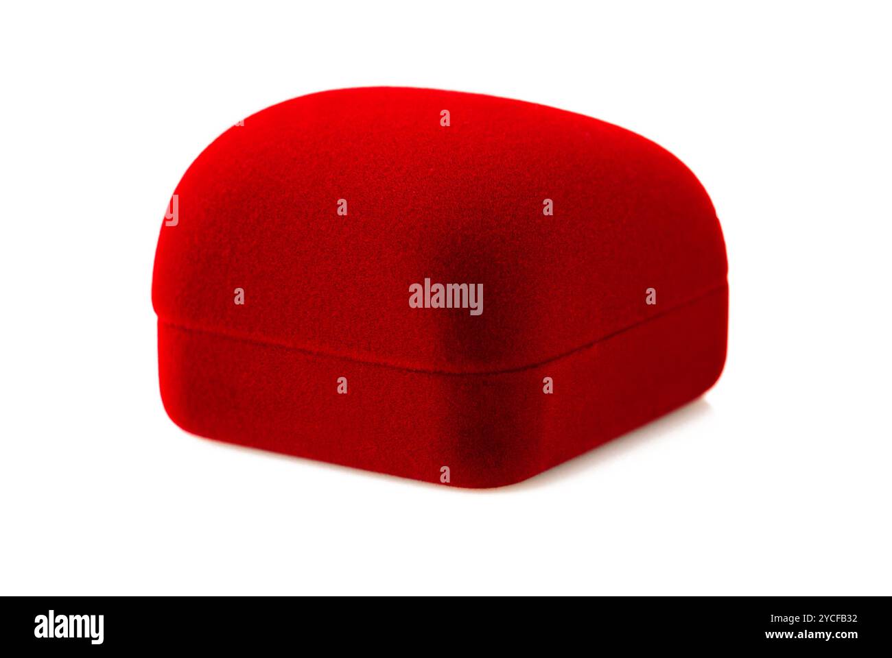 Red velvet gift box Stock Photo - Alamy