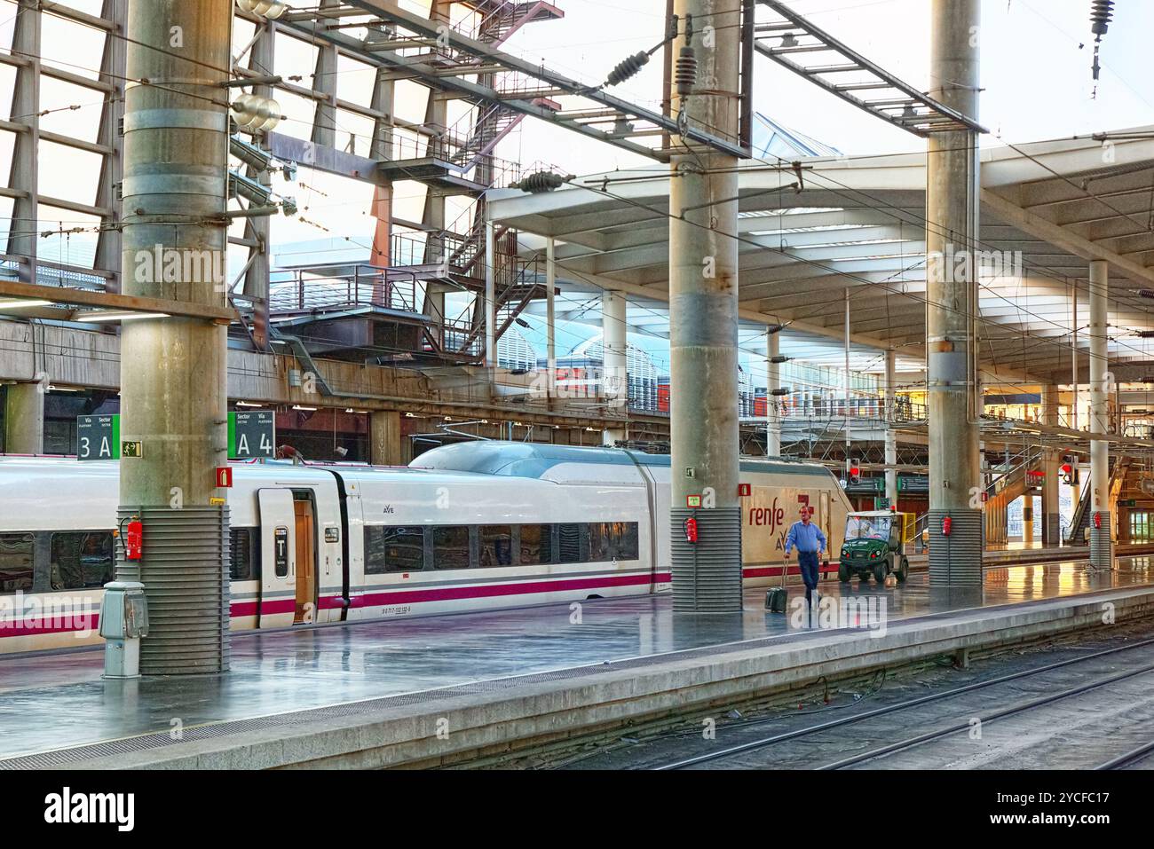 Madrid, Spain - June 08, 2017 : Modern hi-speed passenger train of ...