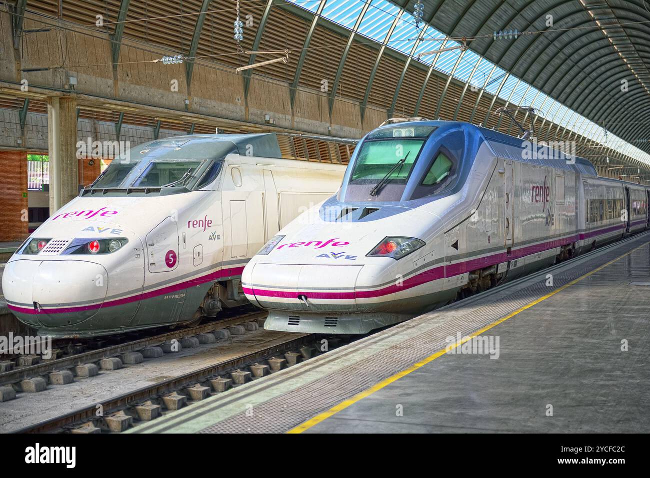 Seville, Spain - June 08, 2017 : Modern hi-speed passenger train of ...