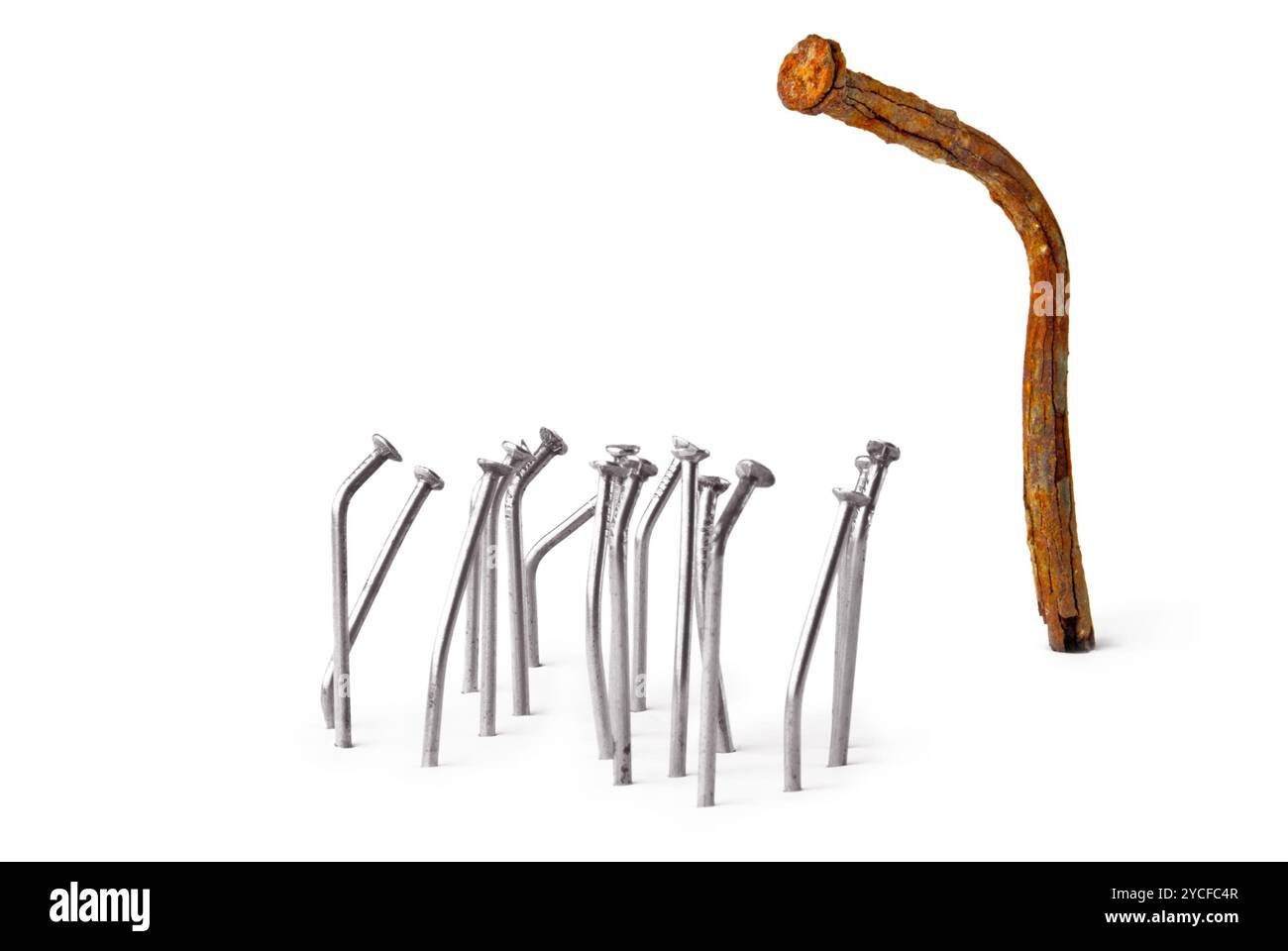 Crowd listening Cut Out Stock Images & Pictures - Alamy