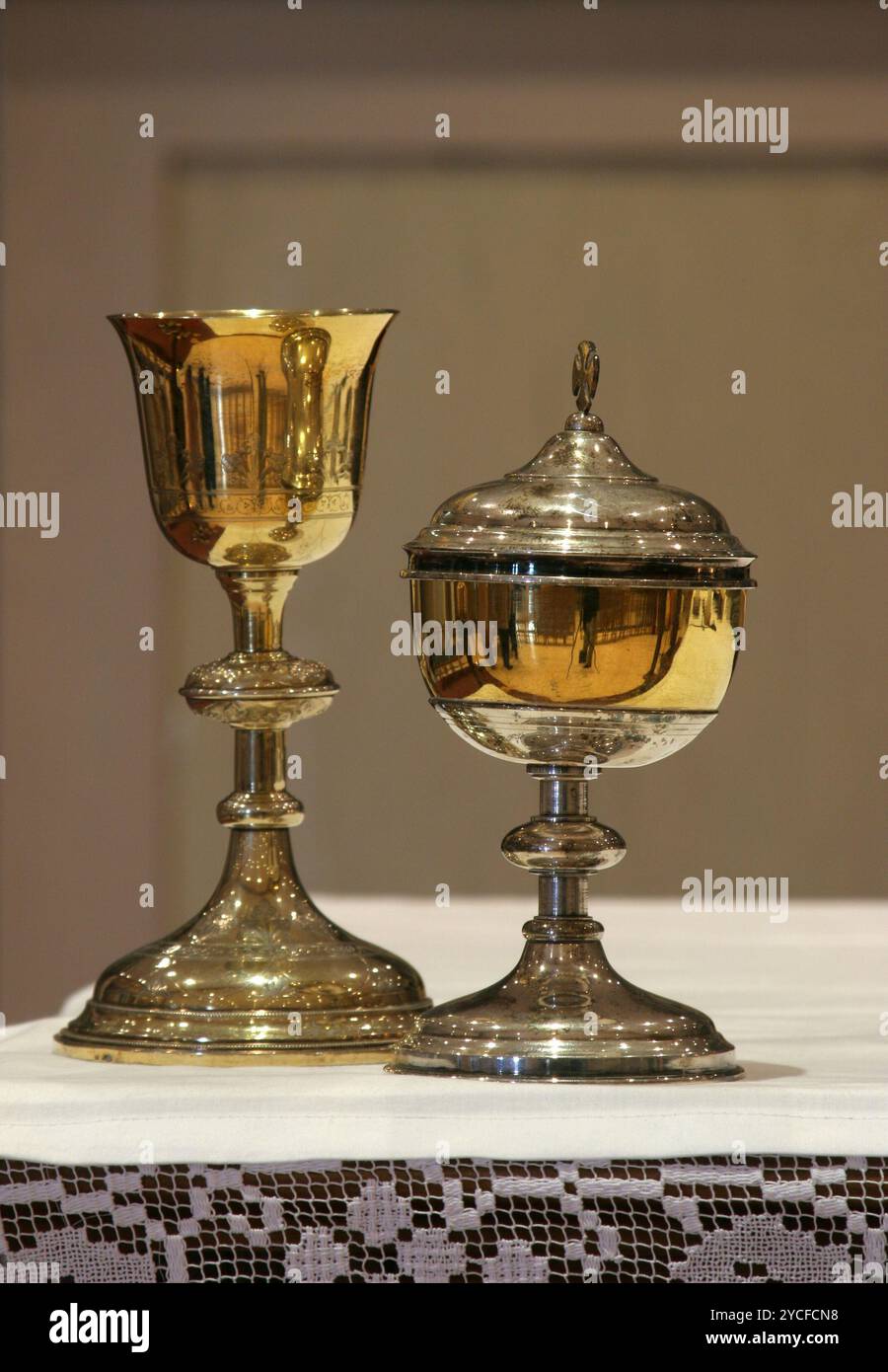 You must give me the golden cup hi-res stock photography and images - Alamy