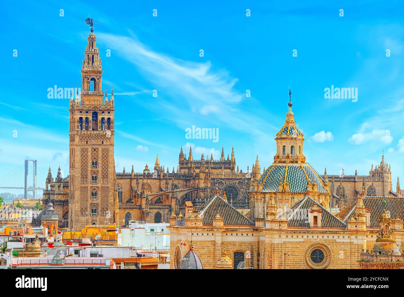 Seville Cathedral (Catedral de Santa Maria de la Sede de Sevilla) view ...