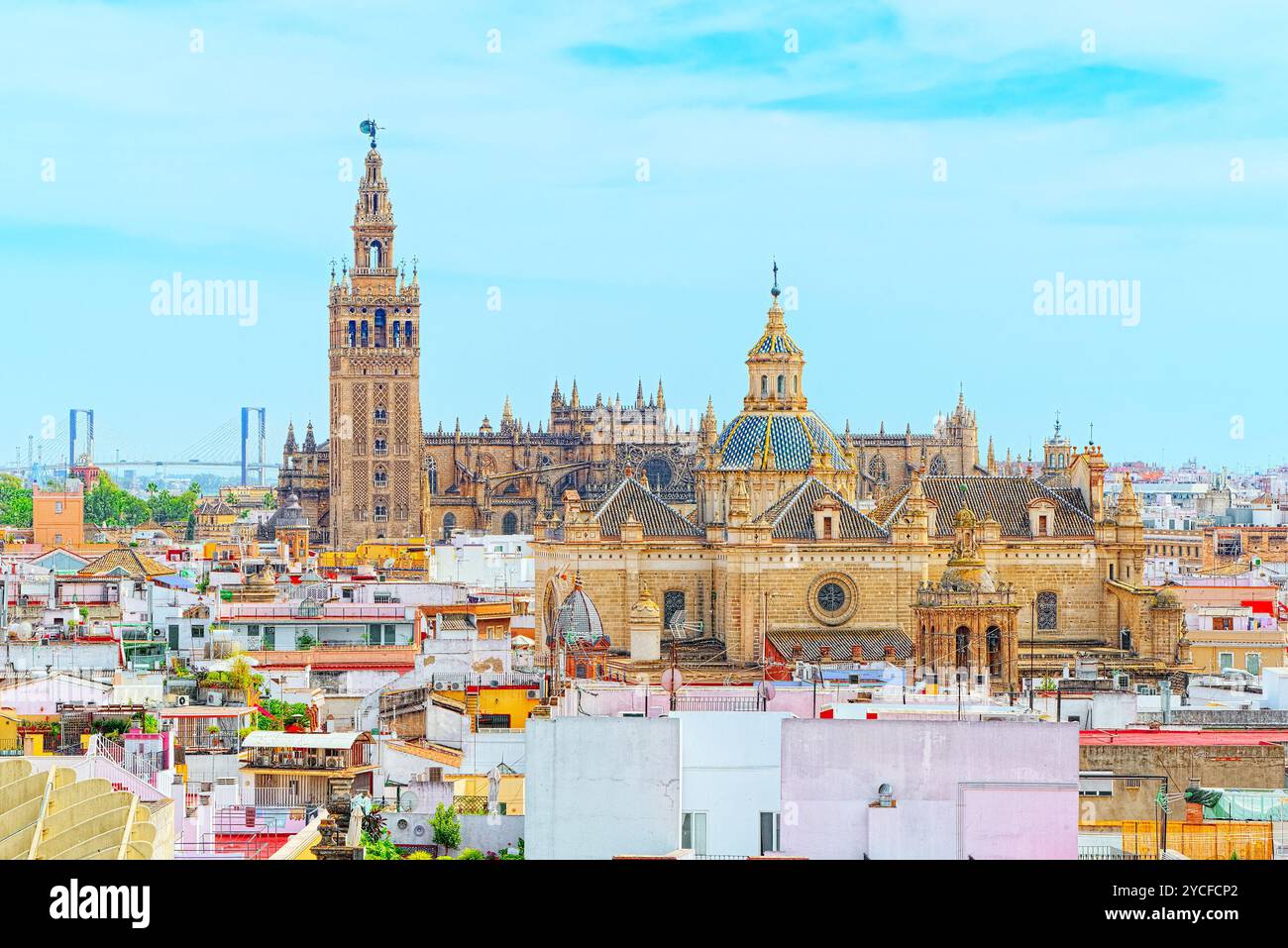 Seville Cathedral (Catedral de Santa Maria de la Sede de Sevilla) view ...