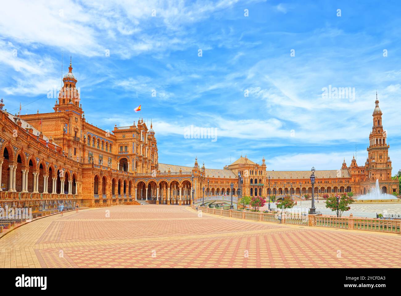 Spain Square (Plaza de Espana) is a square in the Maria Luisa Park, in ...